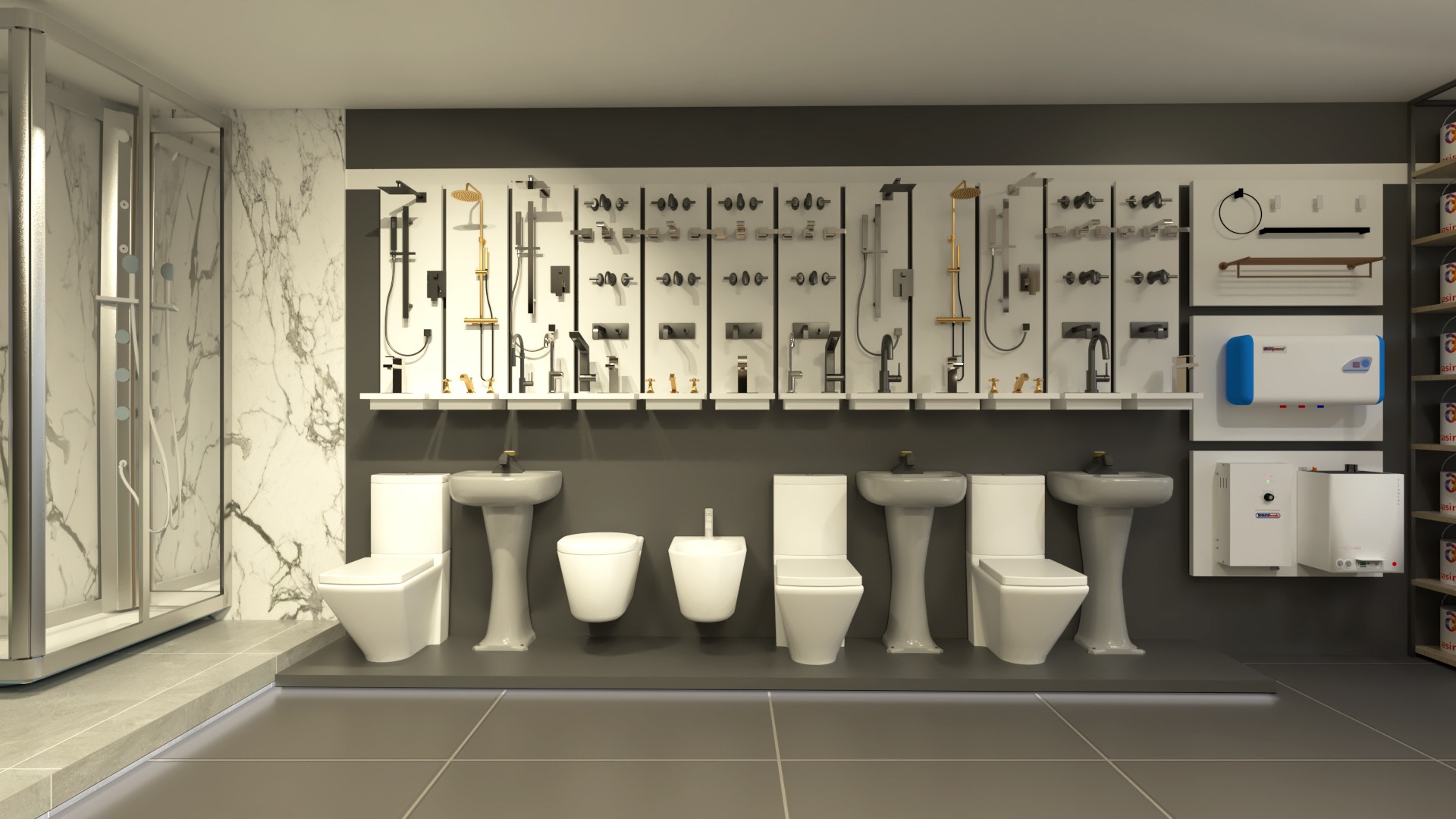 Vivid Interiors - Sanitary Showroom